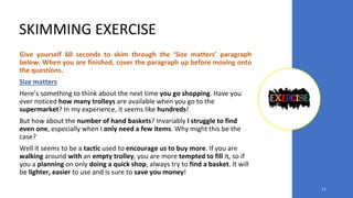 skim and scan | PPTX