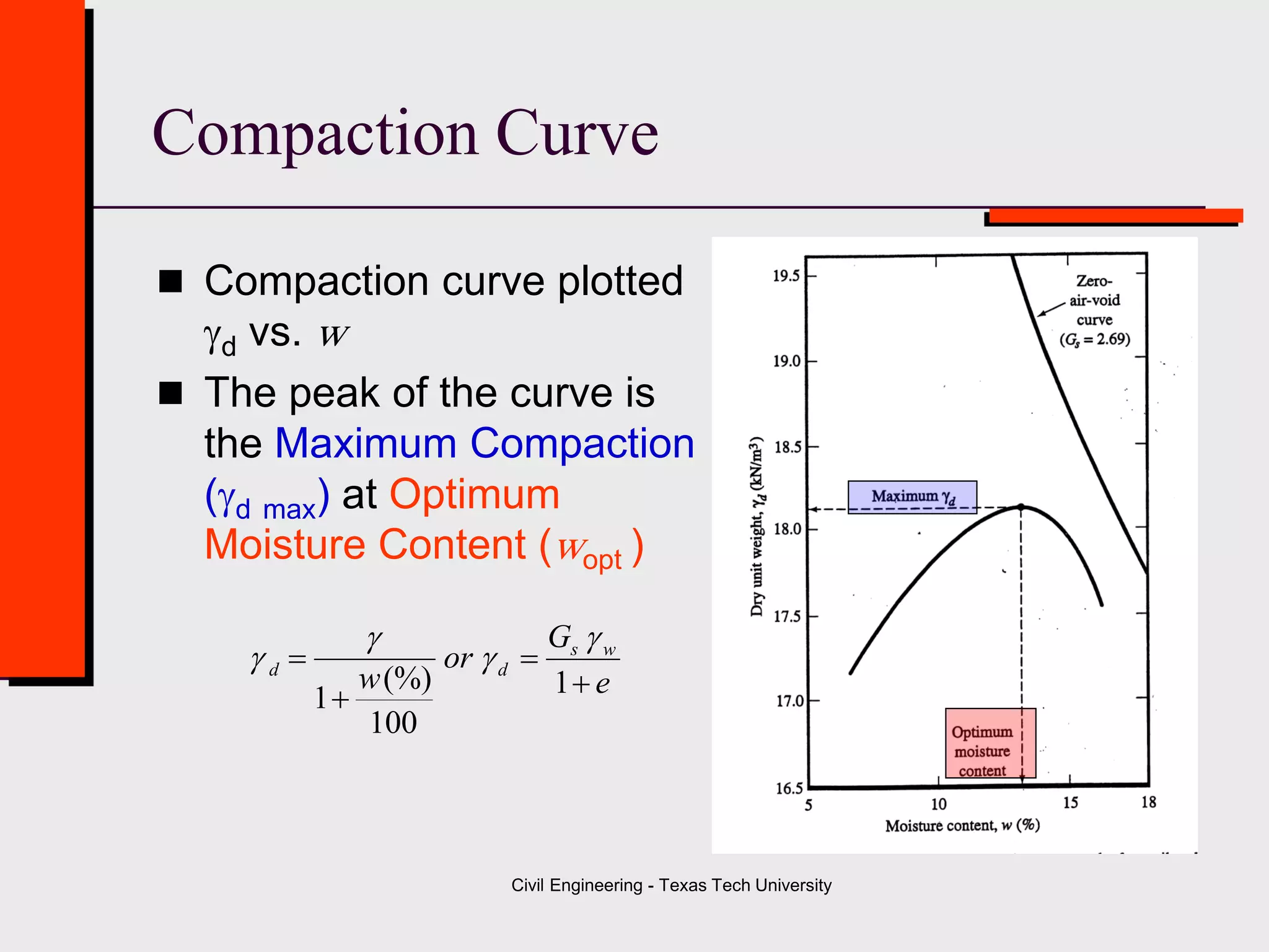 Class 4 Soil Compaction ( Geotechnical Engineering ) | PDF
