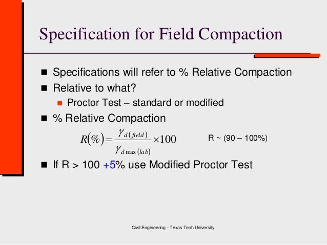 Class 4 Soil Compaction ( Geotechnical Engineering )