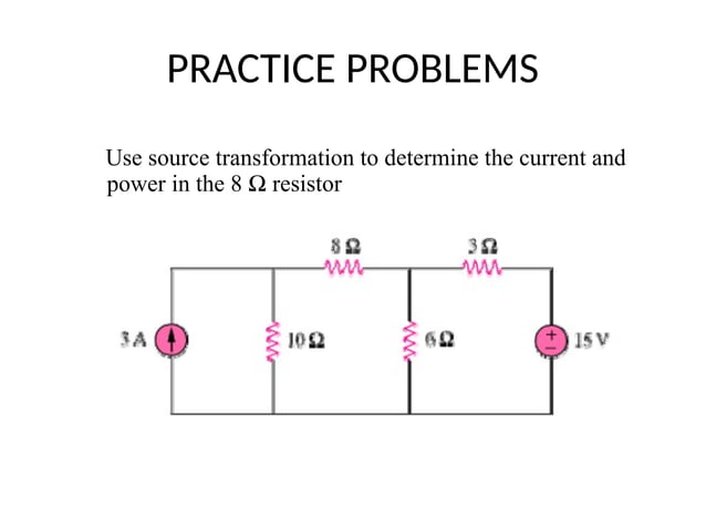 Class 4 Source Transformation Mesh Analysis With Ac Circuitspptx