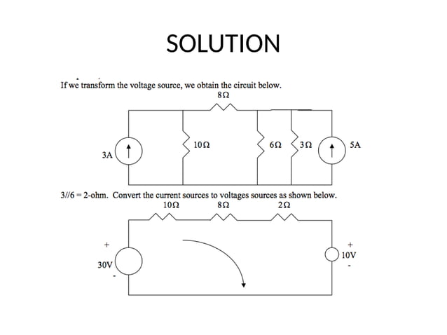 Class 4 Source Transformation Mesh Analysis With Ac Circuitspptx