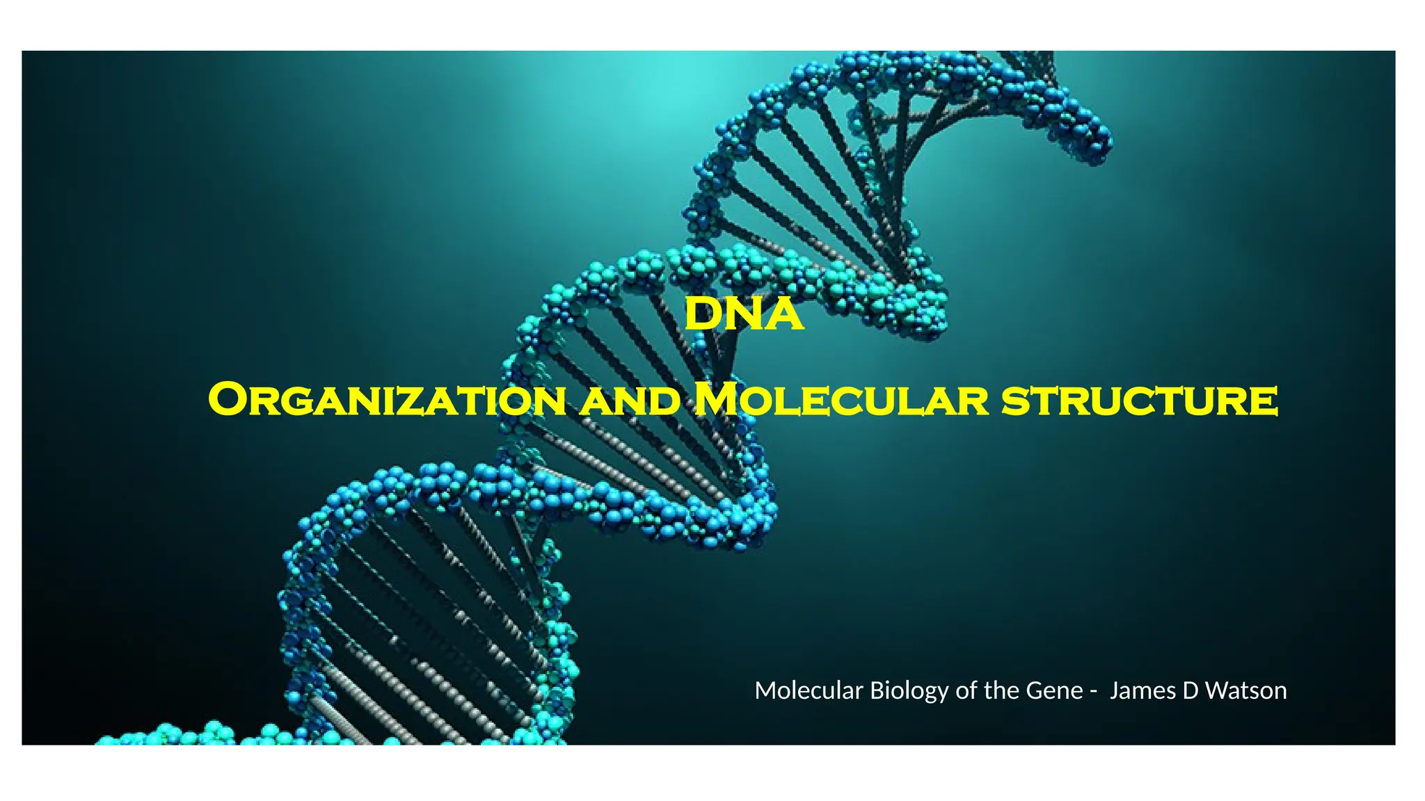 Structure of DNA , it's general characteristics, functions and topology ...