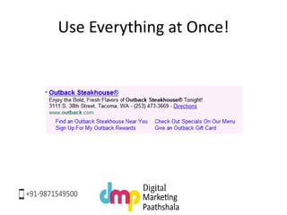 Google Adwords , Ad Extensions, explained in detail, Google Remarketing ...