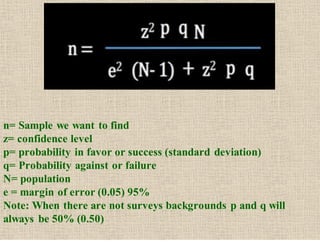 Class 4 formulas of educational statistics | PPT