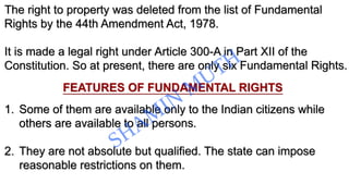 Fundamental rights - MCN202 (Module 2) | PPT