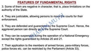Fundamental rights - MCN202 (Module 2) | PPT
