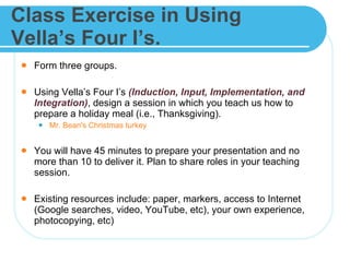 Class 4 intro to jane vella's concept of dialogue education | PPT