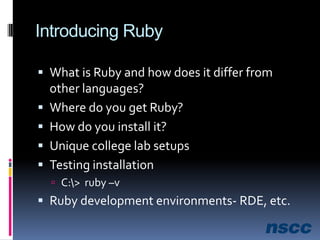 Class 4 IPO and Intro to Ruby | PPTX | Programming Languages | Computing