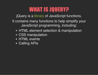 GDI Seattle - Intro to JavaScript Class 4 | PPT