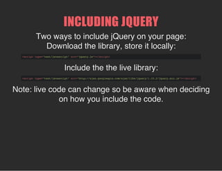 GDI Seattle - Intro to JavaScript Class 4 | PPT