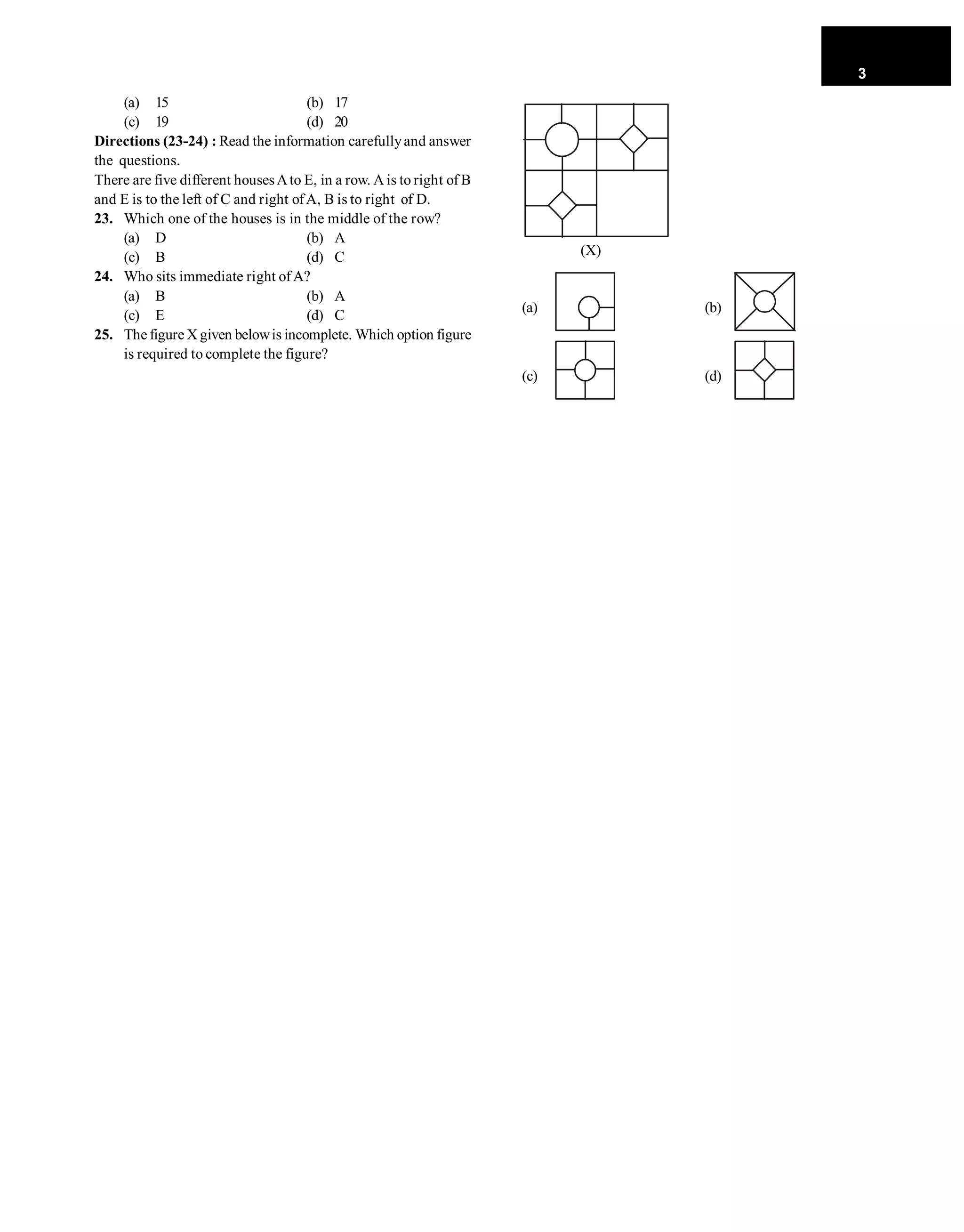 Class 4 logical reasoning | PDF