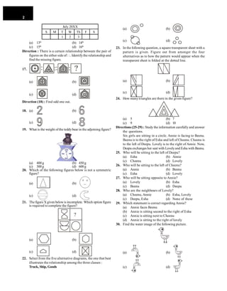 Class 4 logical reasoning | PDF