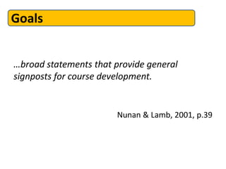 Goals and objectives | PPTX