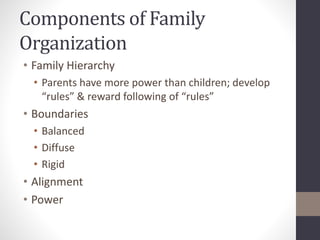 General Family Systems Theory & Structural Family Therapy | PPTX