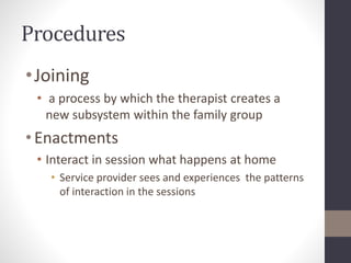 General Family Systems Theory & Structural Family Therapy | PPTX