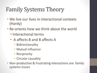 General Family Systems Theory & Structural Family Therapy | PPTX