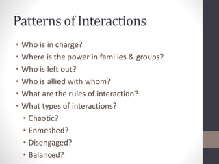 General Family Systems Theory & Structural Family Therapy | PPTX