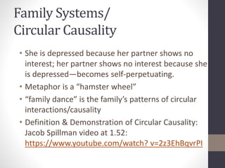 General Family Systems Theory & Structural Family Therapy | PPTX