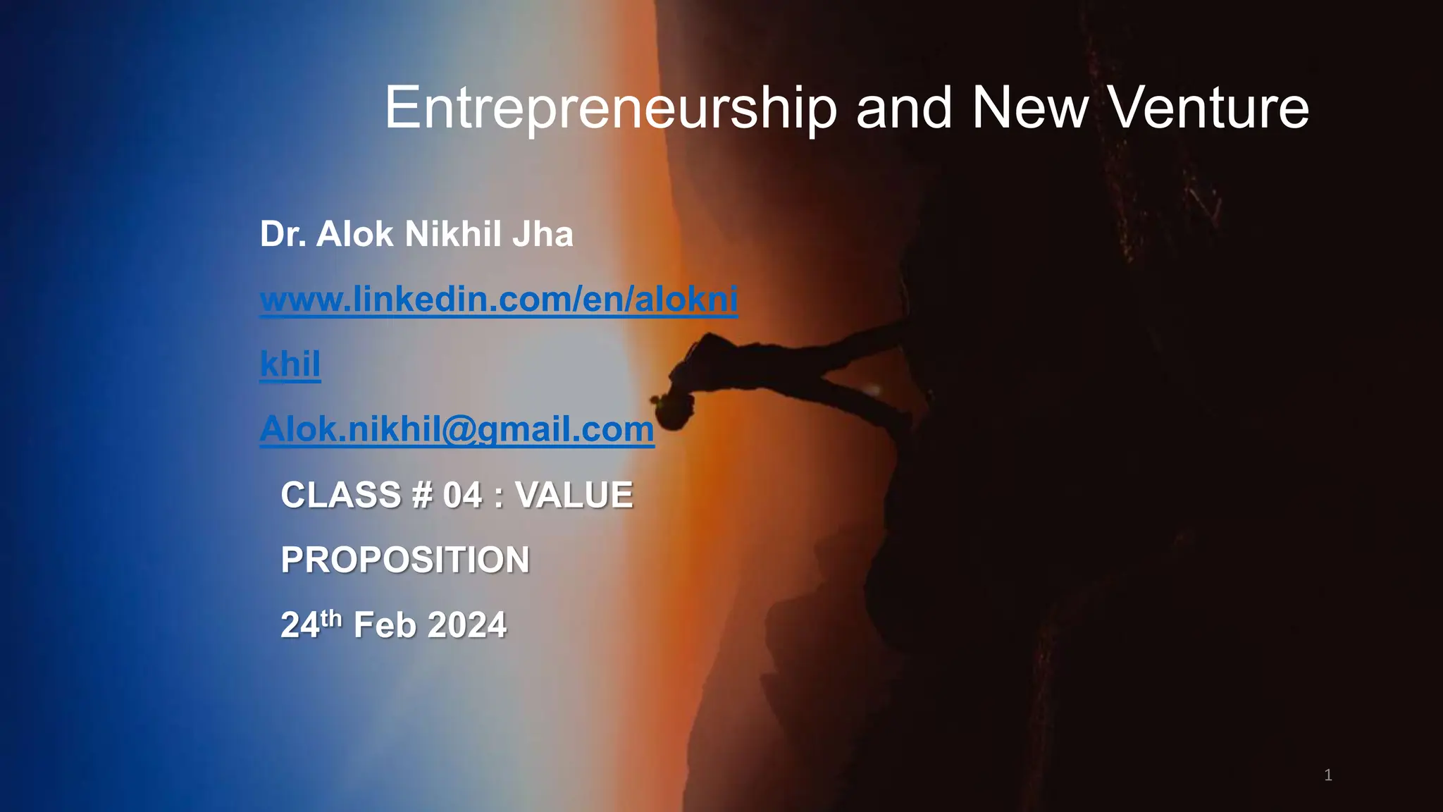 Value Proposition: A Key to any startup venture | PPTX