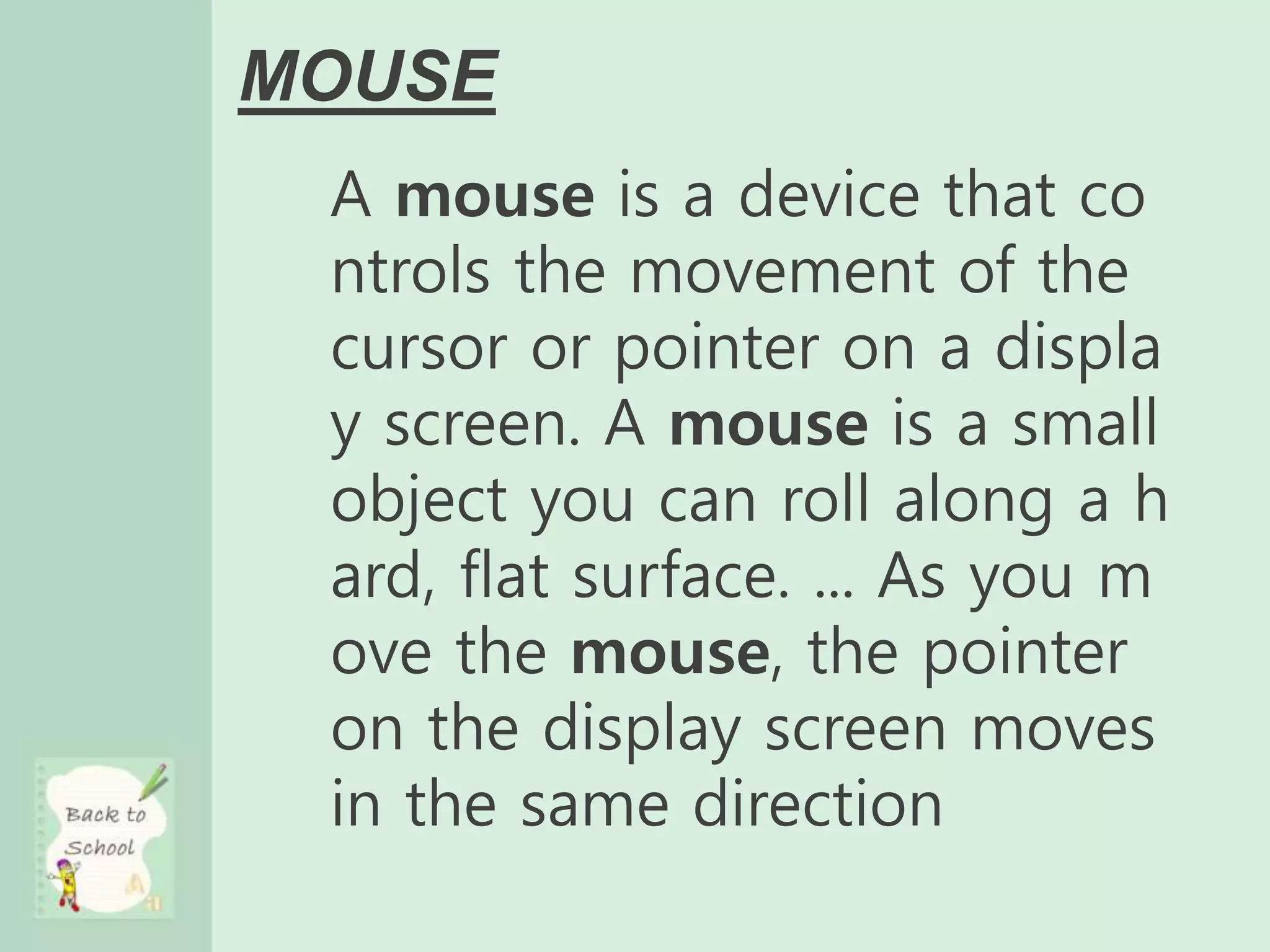 Input and output devices | PPT