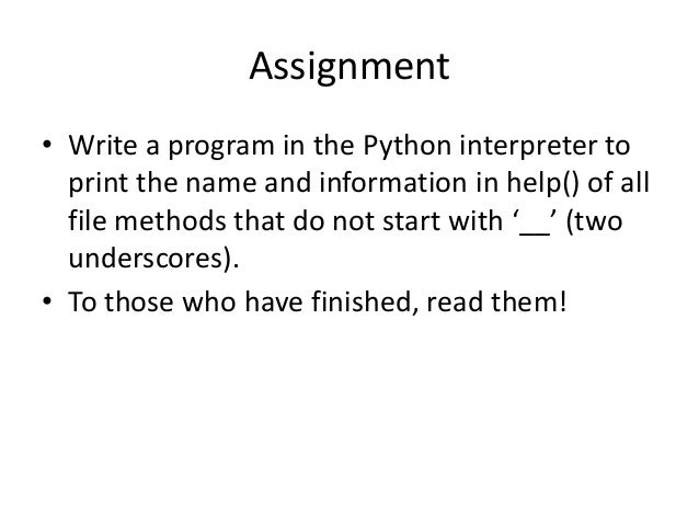 Files And File Objects In Python