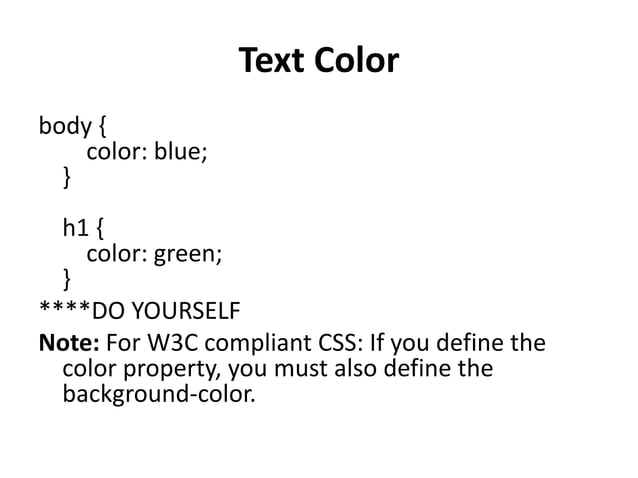 CSS tutorial chapter 1 | PPT
