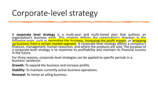 Corporate Level Strategy.pptx