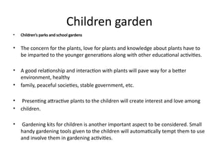 Garden components powerpoint presentationpptx | PPTX