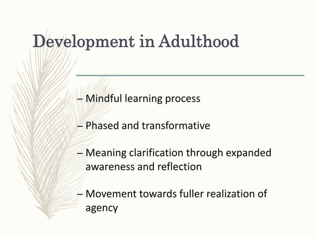 Class 5 mezirow's tl theory adlt 671 | PPT