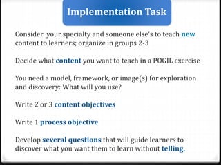 Class 5 planning a pogil | PPTX