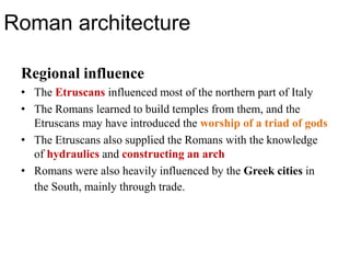Class 5 History of roman architecture | PDF