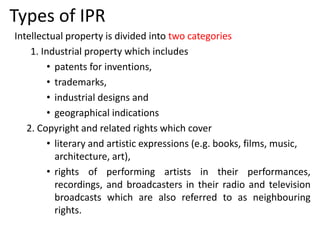 Class 5 ipr trips - trims | PPTX | Business | Business and Finance