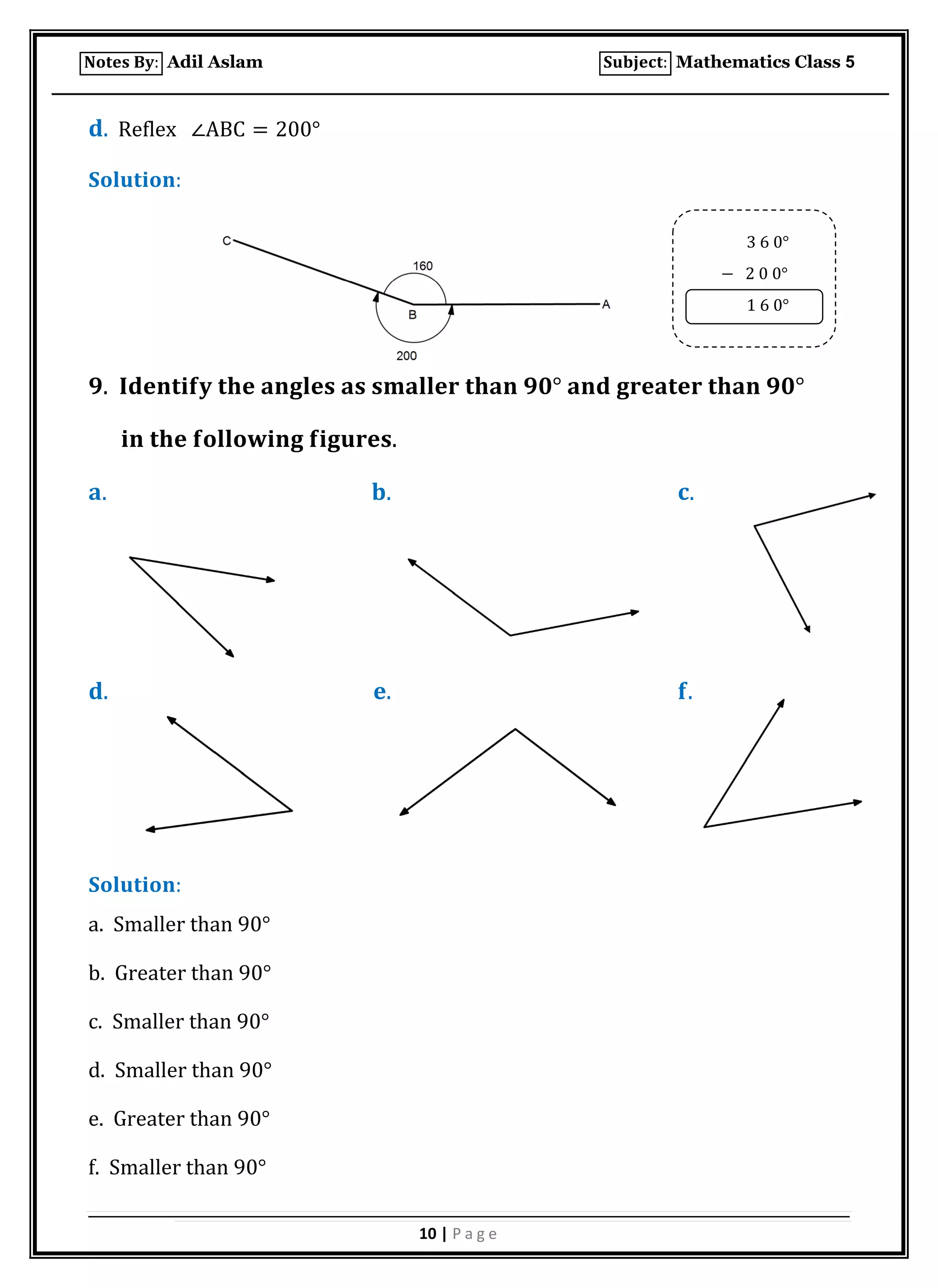 Countdown Maths Class 5 Chapter # 7 | PDF