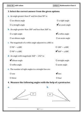 Countdown Maths Class 5 Chapter # 7 | PDF