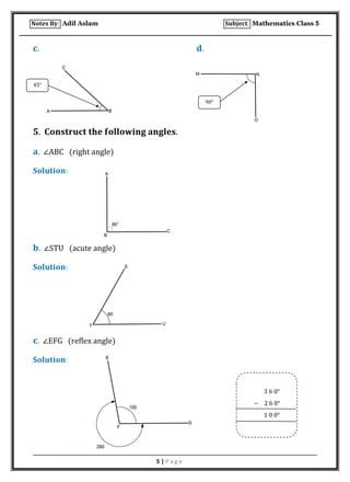 Countdown Maths Class 5 Chapter # 7 | PDF