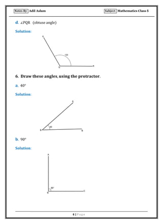 Countdown Maths Class 5 Chapter # 7 | PDF