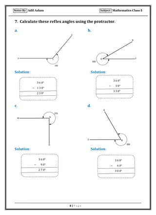 Countdown Maths Class 5 Chapter # 7 | PDF