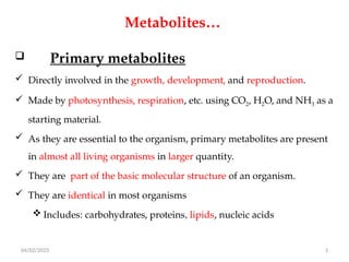 Class 5 Metabolites.pptx Metabolites.pptx