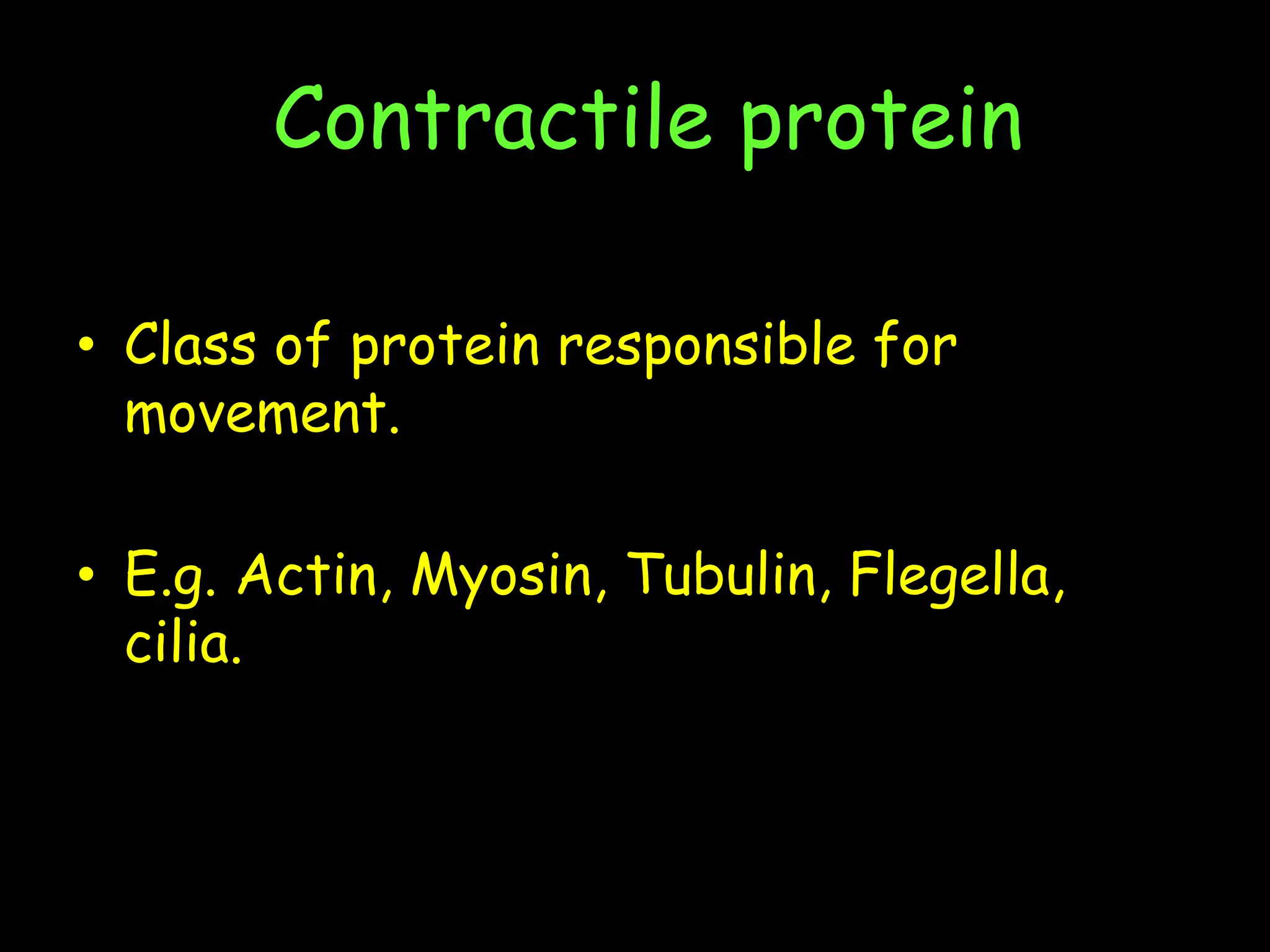 Class 5 protein functional classification | PPTX