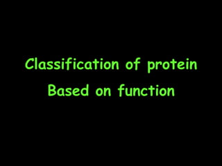 Class 5 protein functional classification | PPTX | Chemistry | Science