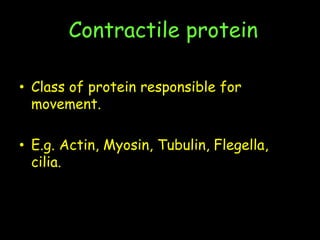 Class 5 protein functional classification | PPTX | Chemistry | Science