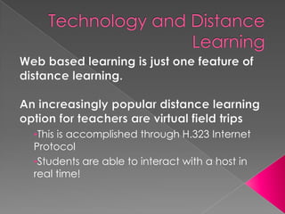 Technology and Distance Learning | PPTX | Online Education | Education