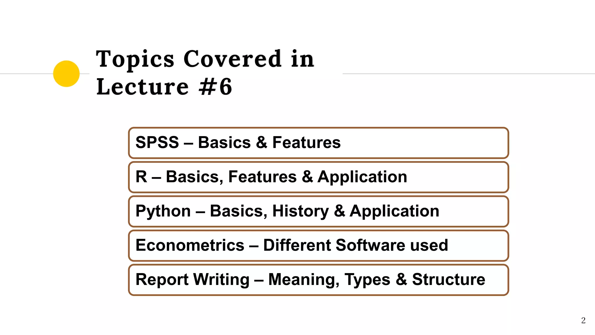 Statistical Packages SPSS, R, Python - Business Statistics & Research ...