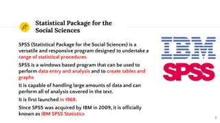 Statistical Packages SPSS, R, Python - Business Statistics & Research ...
