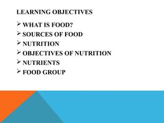 Nourishing Young Minds and healthy eating for class 5-6 | PPTX