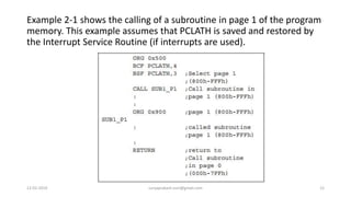 Class 6 an 8 bit embedded platform -pic mircocontroller basics | PPT