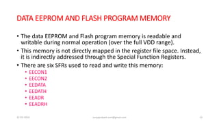 Class 6 an 8 bit embedded platform -pic mircocontroller basics | PPT