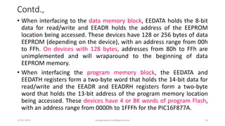 Class 6 an 8 bit embedded platform -pic mircocontroller basics | PPT