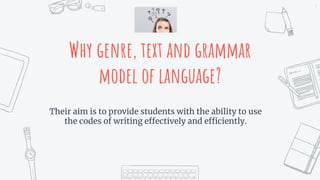 Genre, Text and grammar | PPTX
