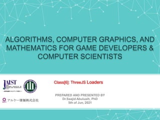 Class[6][5th aug] [three js-loaders] | PPT